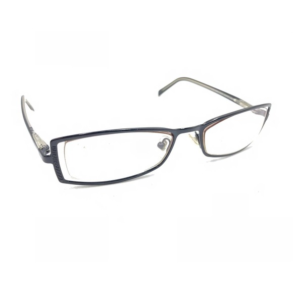 Versace | Accessories | Versace 69 1009 Black Rectangle Eyeglasses ...